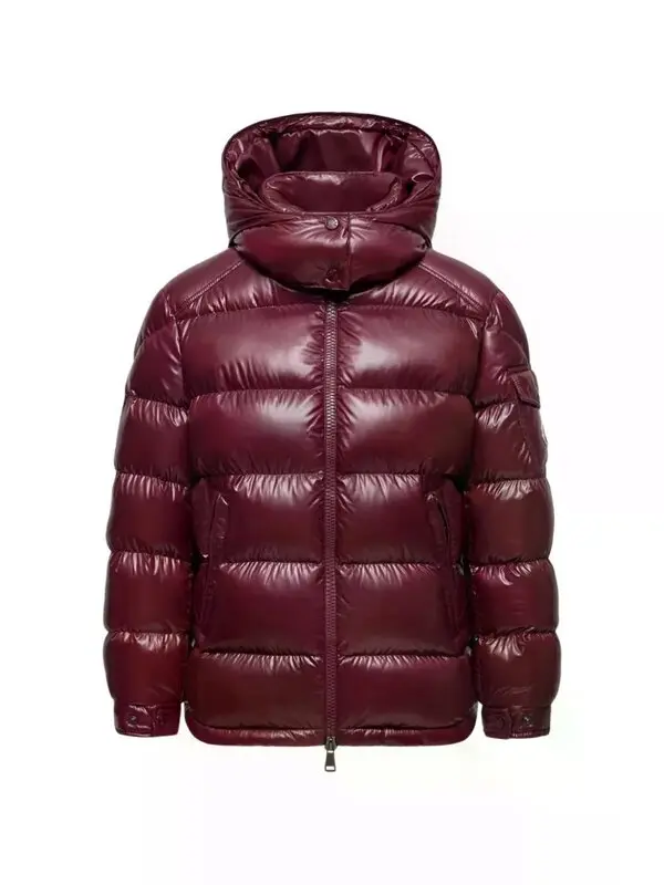 Moncler Maire Hooded Padded Jacket - Red