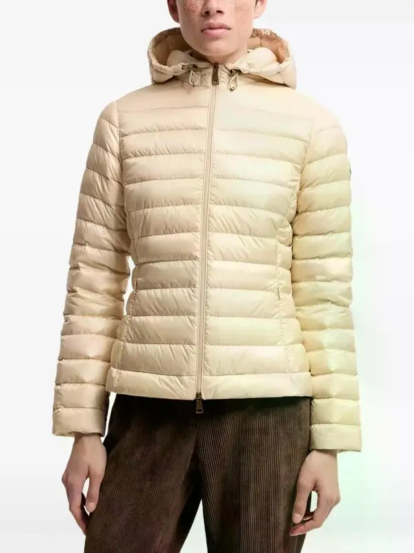 Moncler Quilted Down Hooded Jacket - Neutrals