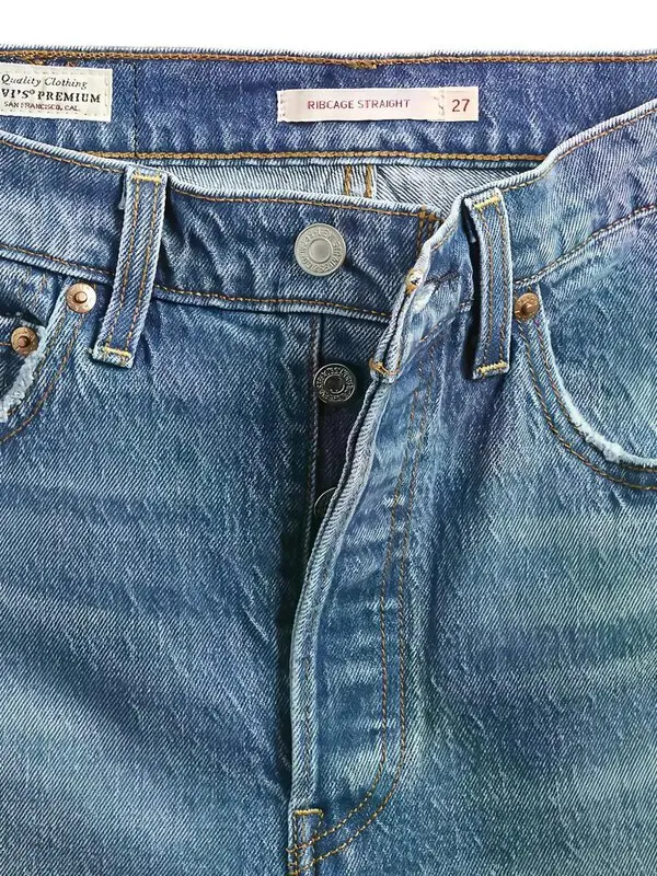 LEVI'S Ribcage Straight-leg Jeans - Blue