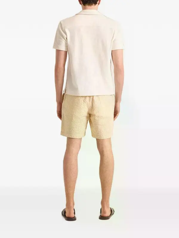 Orlebar Brown Sonoran Striped Seersucker Shorts