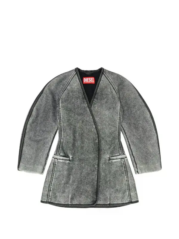 DIESEL® Sculptural Cocoon Sleeve Cardigan Jacket