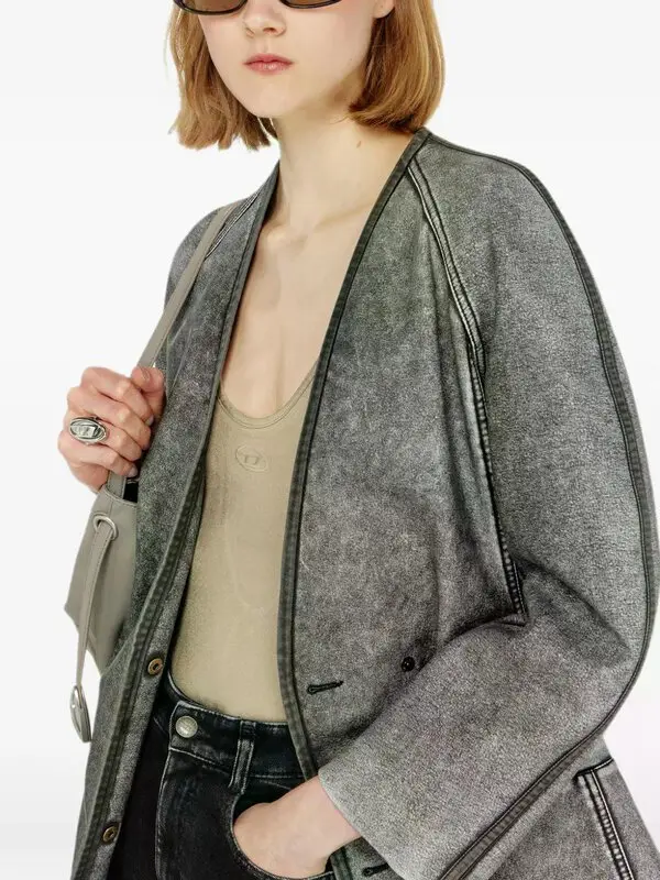 DIESEL® Sculptural Cocoon Sleeve Cardigan Jacket