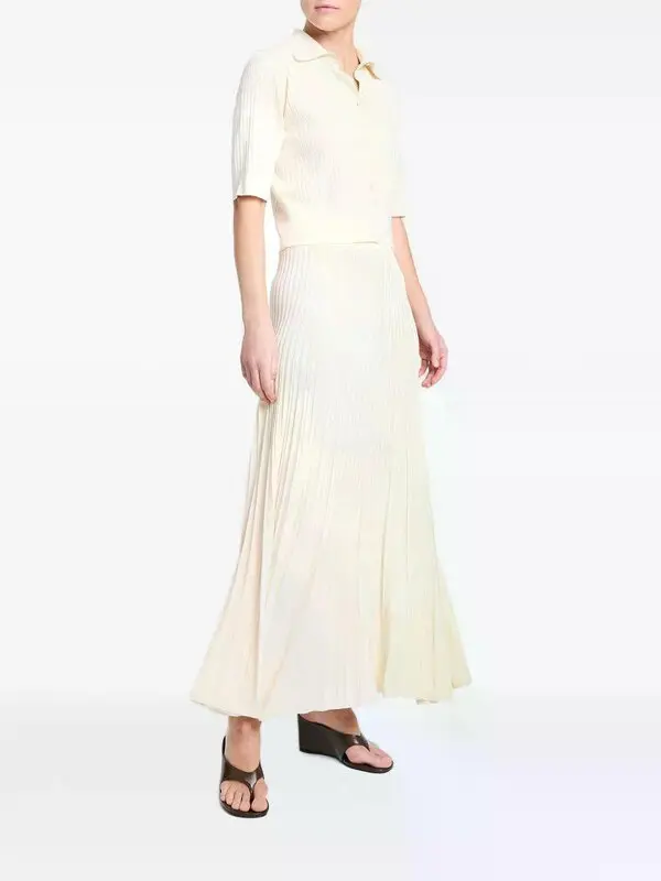 TWP Pleated Midi Skirt