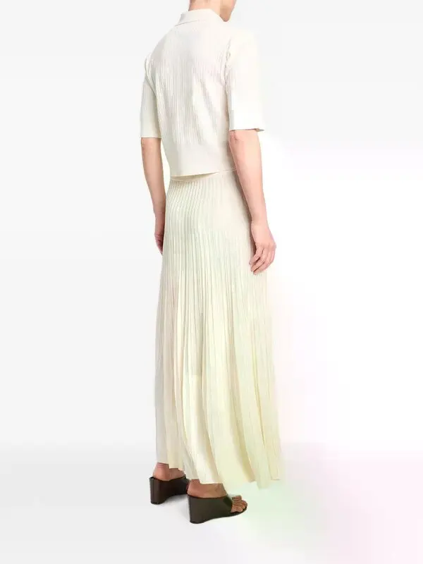 TWP Pleated Midi Skirt