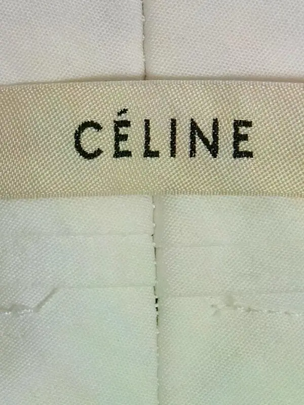 Celine Abstract Print Cropped Trousers