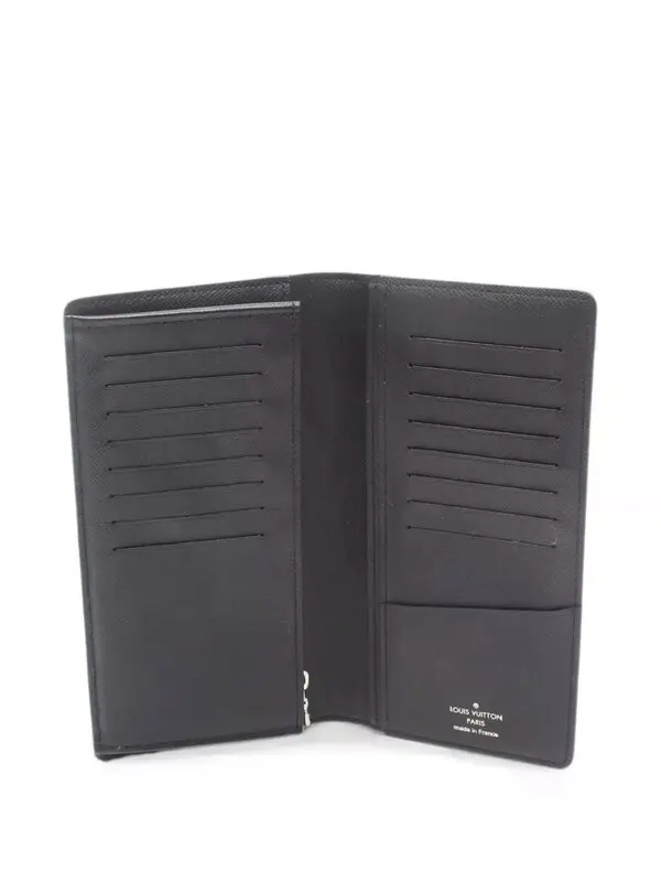 LOUIS VUITTON 2002 Portefeuil Brother Damier Wallet - Black