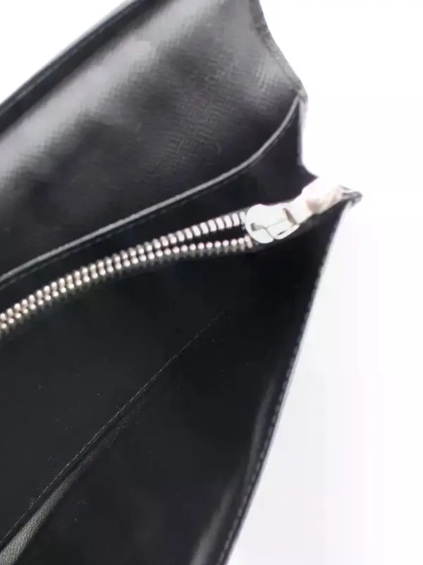 LOUIS VUITTON 2002 Portefeuil Brother Damier Wallet - Black
