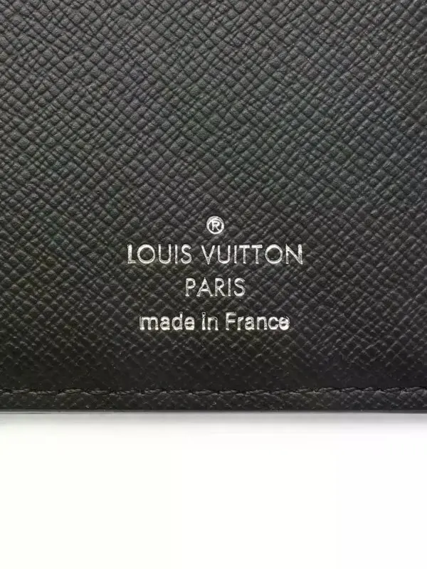 LOUIS VUITTON 2002 Portefeuil Brother Damier Wallet - Black