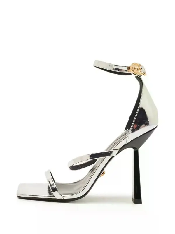 Versace Safety Pin Ankle Strap Sandals