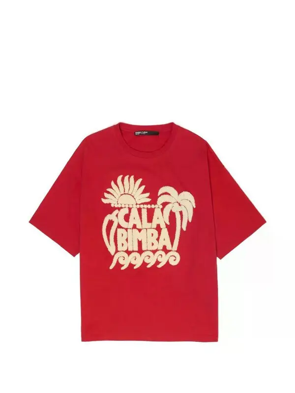 Bimba Y Lola Towelling Logo T-shirt