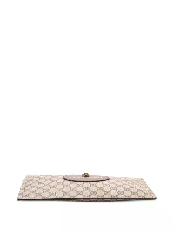 Gucci Gg Coated Canvas Wristlet Pouch