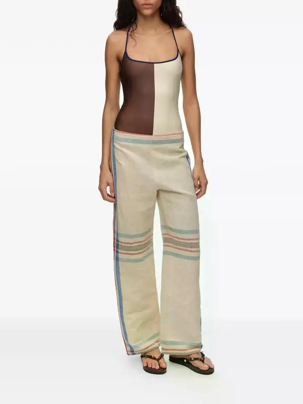 Bimba Y Lola Striped Palazzo Pants