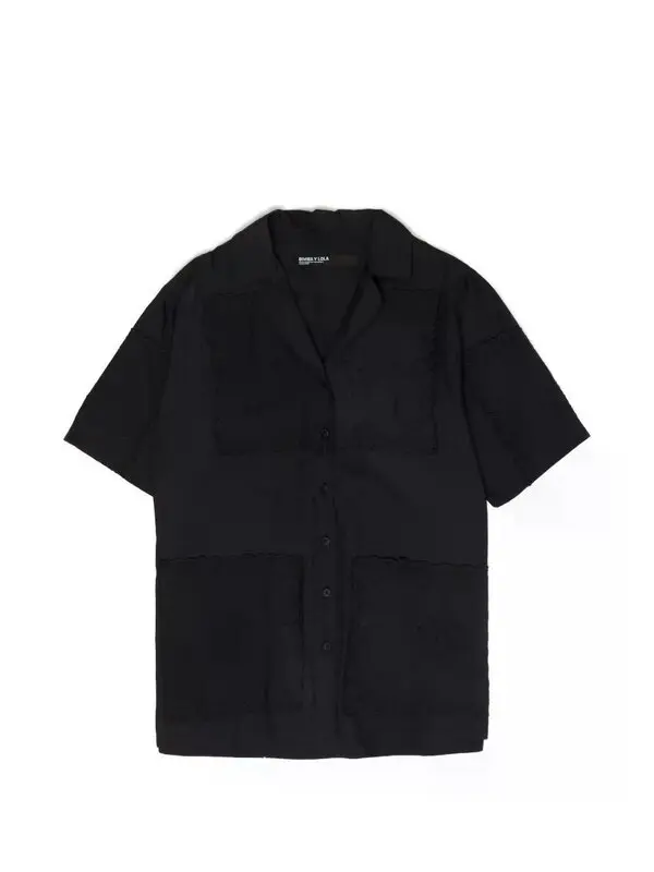 Bimba Y Lola Embroidered Patchwork Shirt