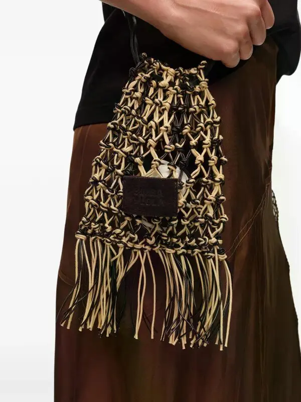 Bimba Y Lola Knotted Bucket Bag - Neutrals