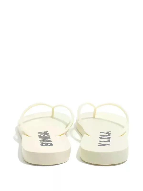 Bimba Y Lola Logo Print Flip Flops