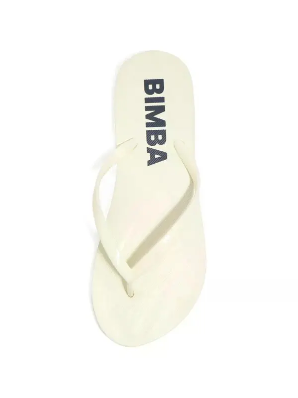 Bimba Y Lola Logo Print Flip Flops