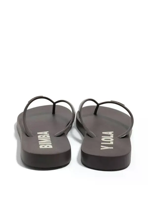 Bimba Y Lola Logo Print Flip Flops
