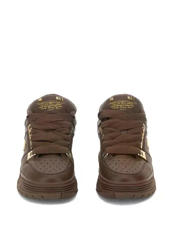 Amiri Metallic Ma-1 Sneakers - Brown