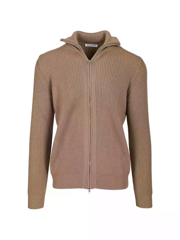 AL DUCA D’AOSTA 1902 Ribbed Knit Zip-up Sweater