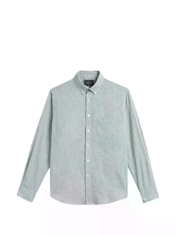 Portuguese Flannel Button-down Collar Chest-pocket Shirt