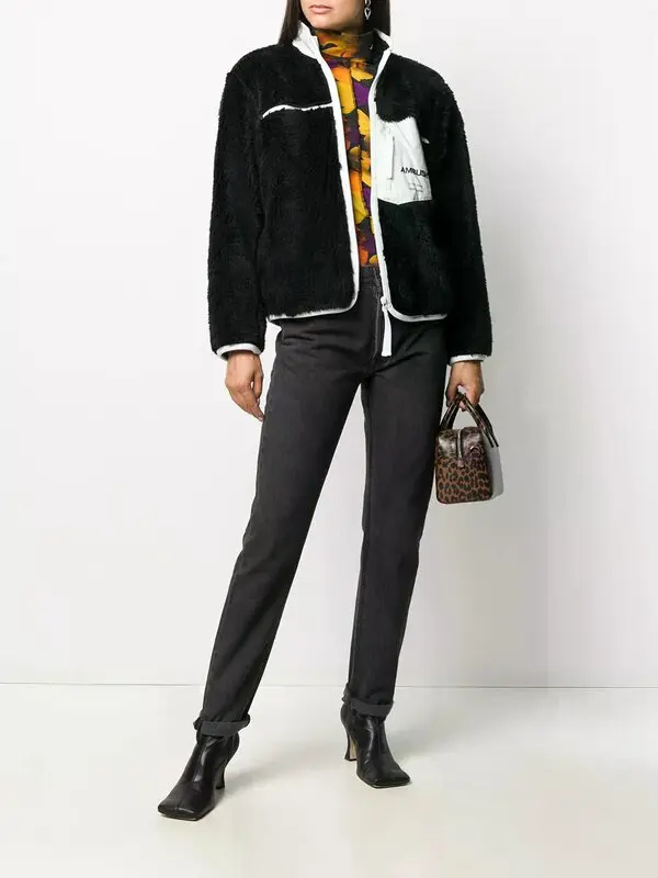 AMBUSH Logo-print Fleece Jacket