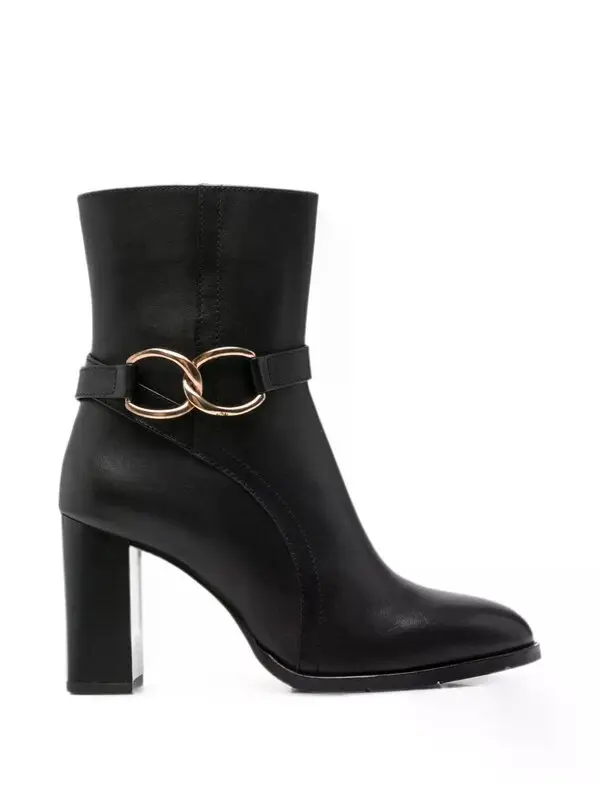 SERGIO MORETTI FIRENZE Leather Ankle Boots