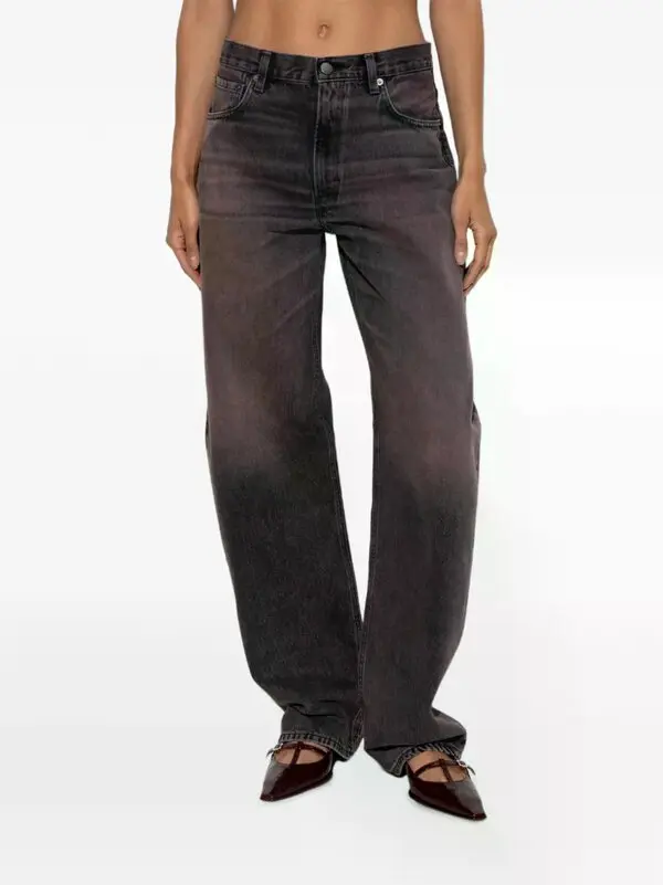 HAIKURE Bibi Faded-effect Jeans - Grey