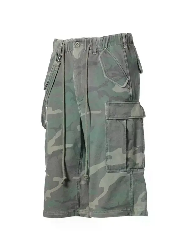 F.M.C.D. Camouflage Print Cargo Shorts