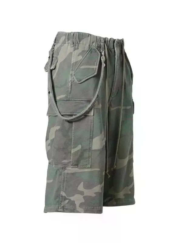 F.M.C.D. Camouflage Print Cargo Shorts