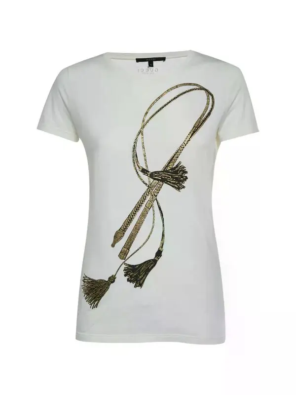 Gucci Printed Crewneck T-shirt - Neutrals