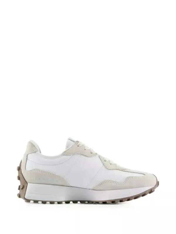NEW BALANCE 327 "n" Logo Athletic Sneakers - White