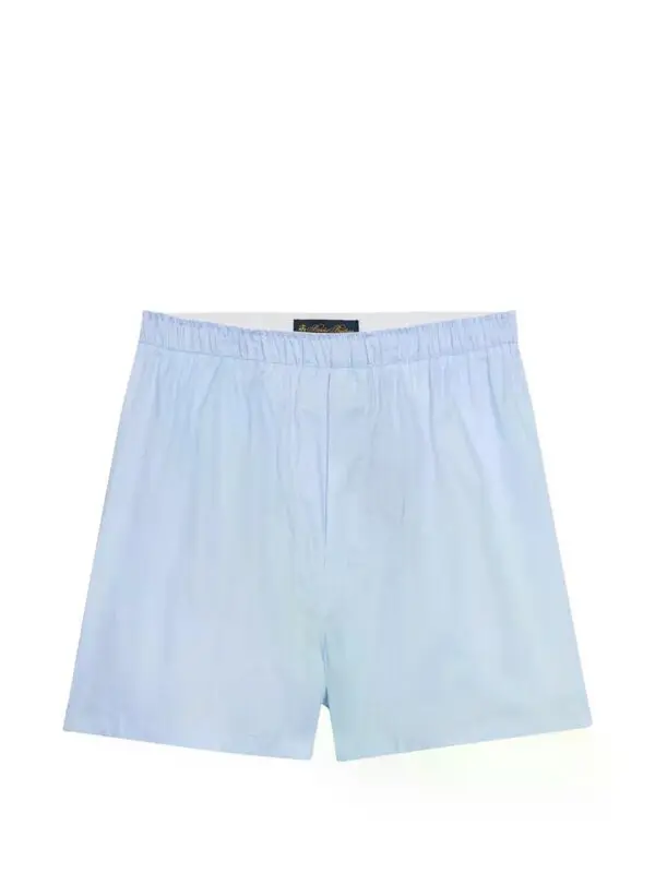 Brooks Brothers Elasticated Cotton Boxers - Blue
