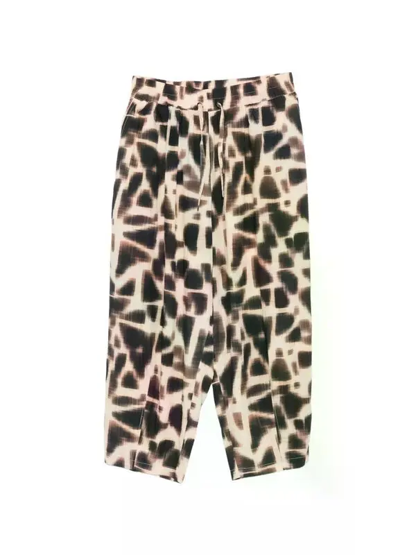 PSOPHIA Geometric Print Drawstring Trousers