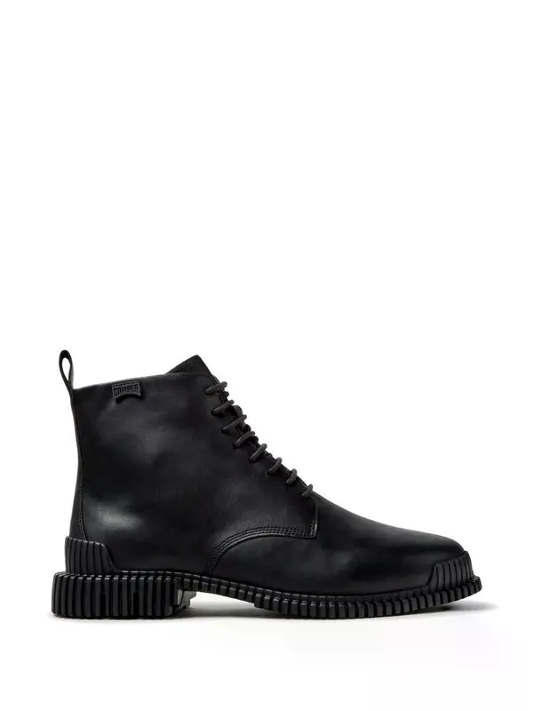 Camper Pix Lace-up Ankle Boots - Black