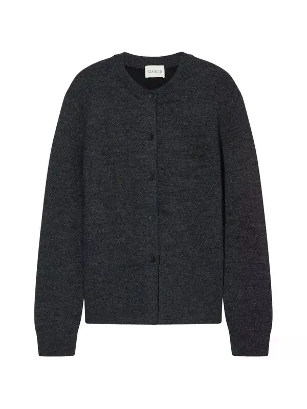 Closed Crew Neck Cardigan