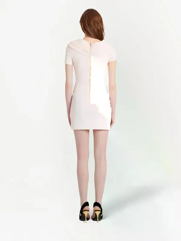 Balmain Fitted Dress With Embossed Buttons
