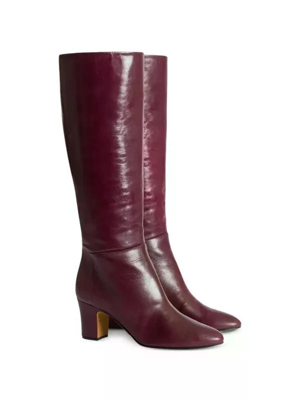 Alberta Ferretti Leather Knee-high Boots