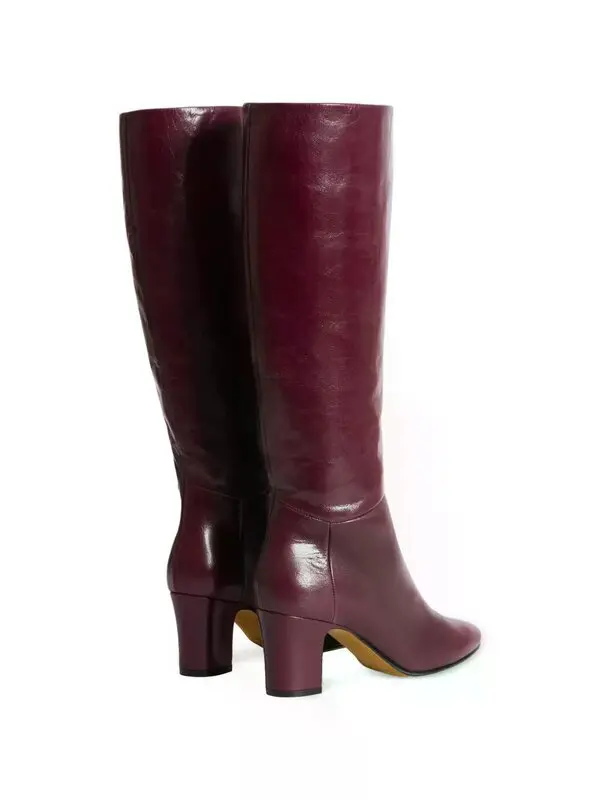 Alberta Ferretti Leather Knee-high Boots