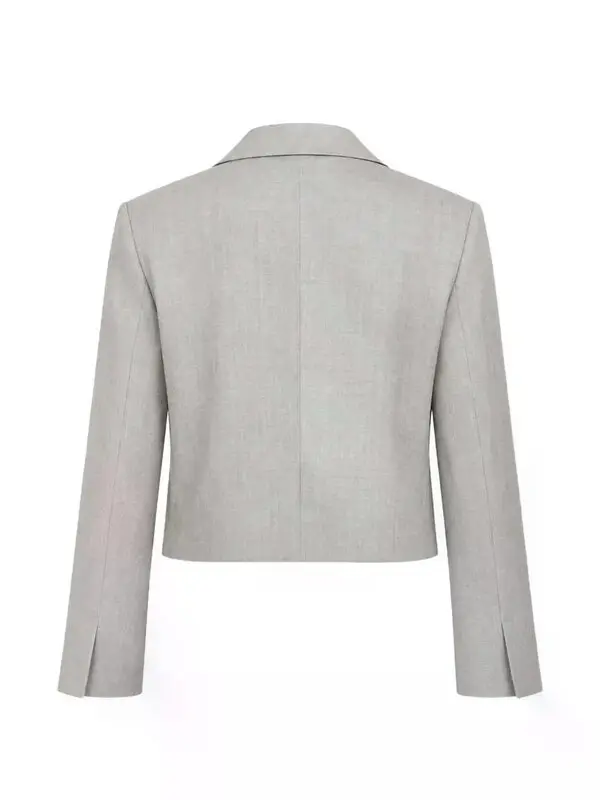 WE-AR4 Single-breasted Cropped Blazer