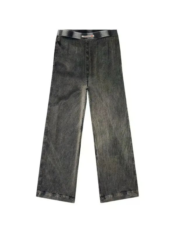 DIESEL® Viscose Pants With A Fluid Fit - Grey