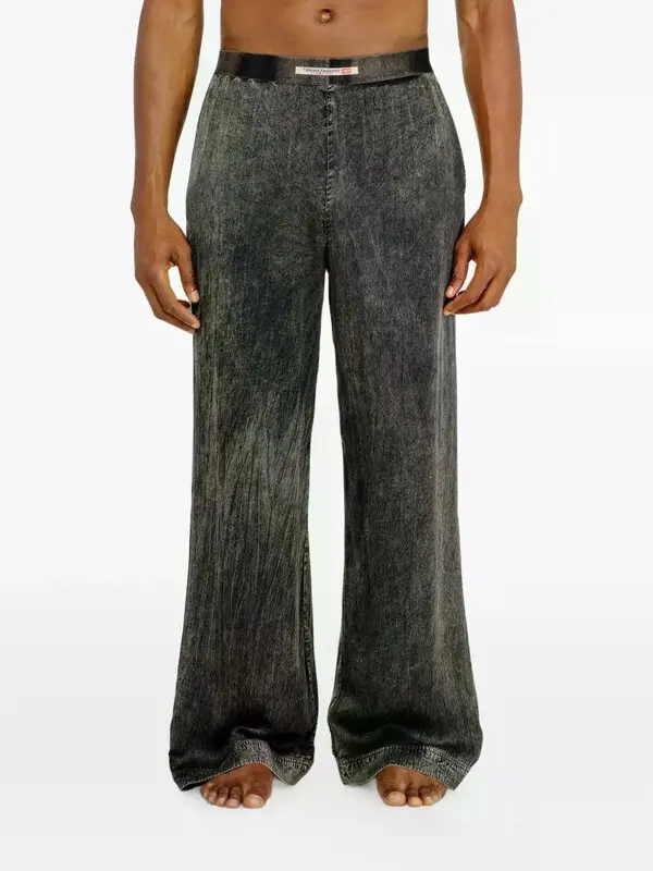 DIESEL® Viscose Pants With A Fluid Fit