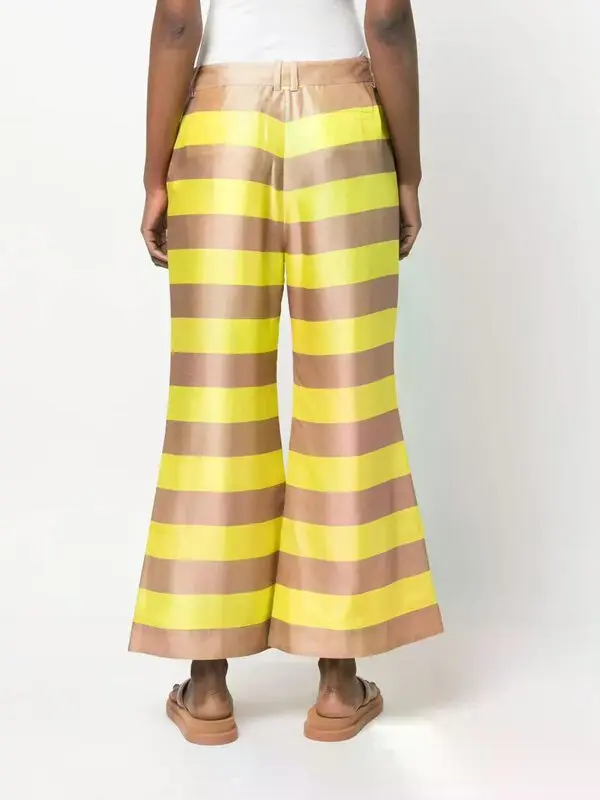 Zimmermann Wonderland Striped Flared Trousers