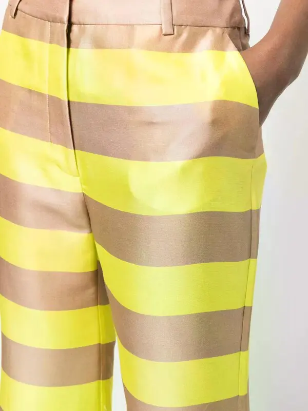 Zimmermann Wonderland Striped Flared Trousers