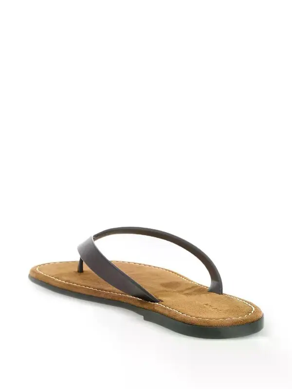 THE ROW Leather Thong Sandals