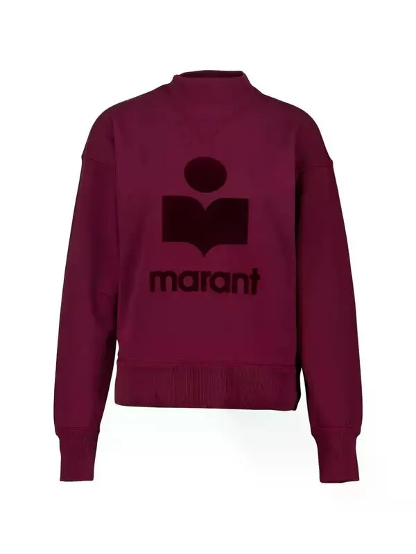 MARANT ETOILE Moby Logo-print Sweatshirt - Red