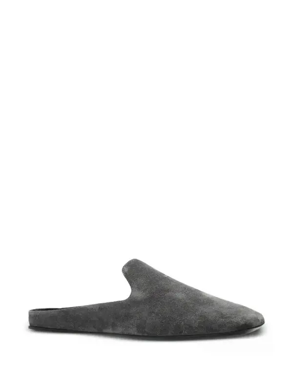 Max Mara Tessile Suede Slides