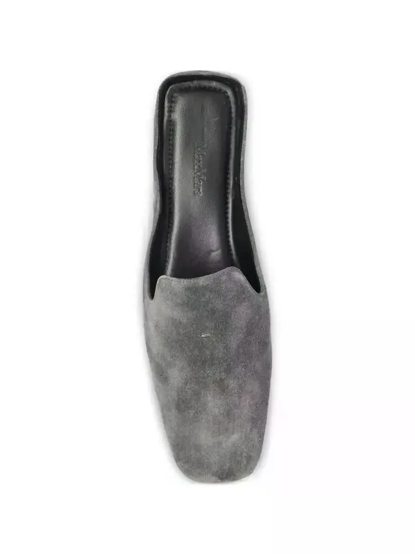 Max Mara Tessile Suede Slides