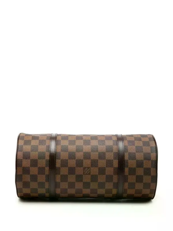 LOUIS VUITTON Damier Ebene Papillon 30 Handbag - Brown