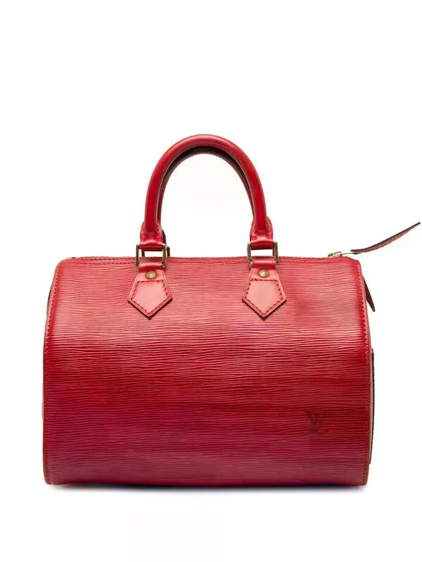 LOUIS VUITTON Epi Speedy 25 Boston Bag - Red