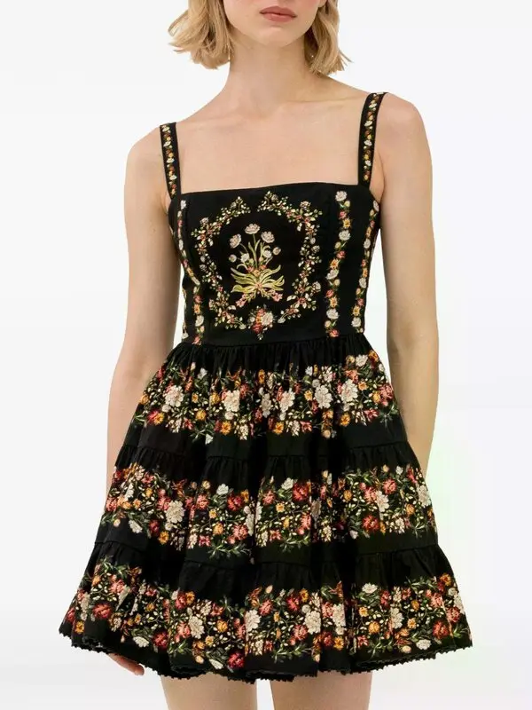Agua Bendita Lima Paramo Mini Dress